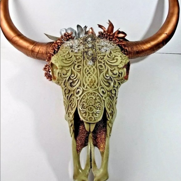 Trimsetter | Wall Decor | Trimsetter Wall Decor Christmas Skull Faux Dn ...